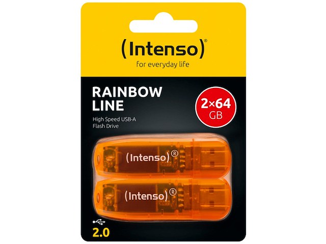 USB flash Intenso 64GB 2 kom Rainbow