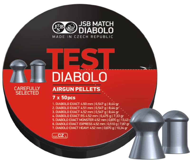 DIJABOLA JSB EXACT TEST 4.5MM 1/350