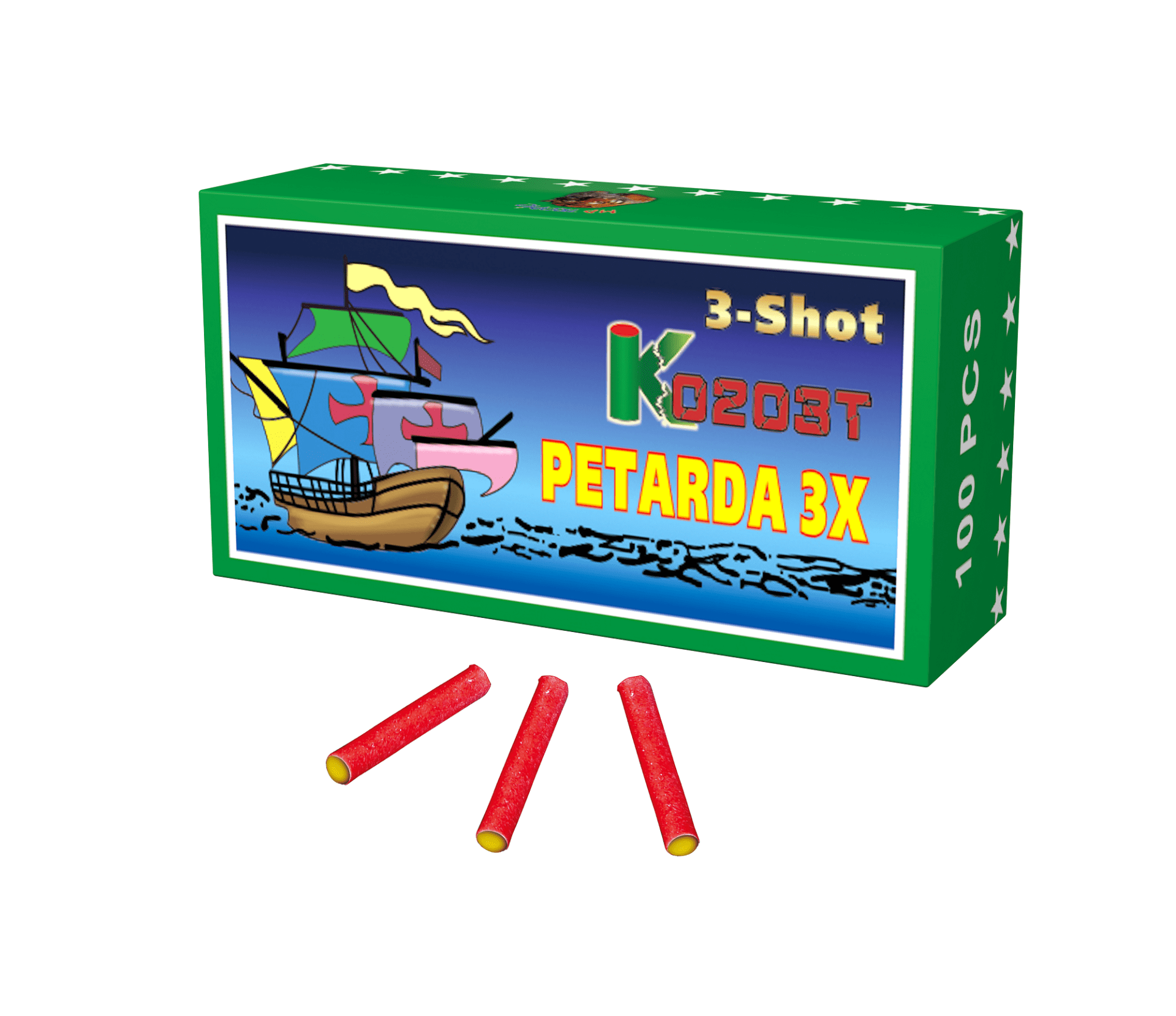 Petarda 3 pucnja K0203T 1/100