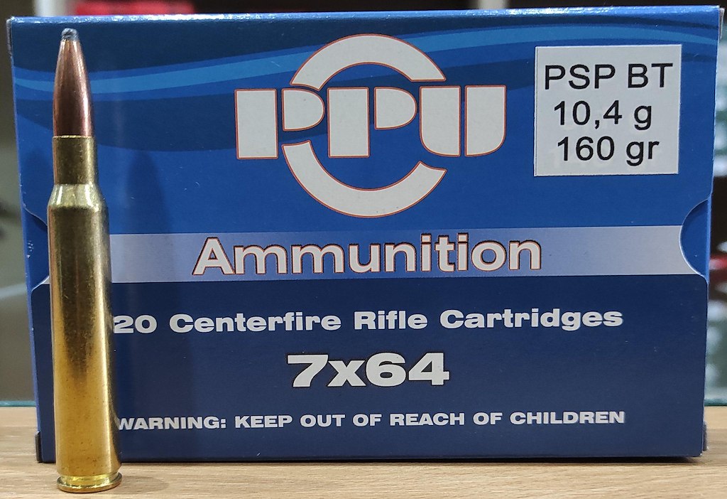 Karabinska municija PPU 7×64 psp bt 10,4g