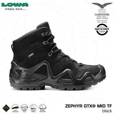 Cipele Lowa Zephyr GTX® MID TF crne