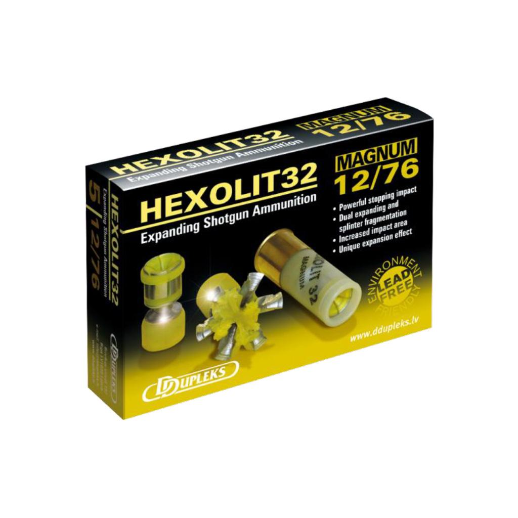 Lovački patron Duplex Hexolit 12/76 magnum 32g