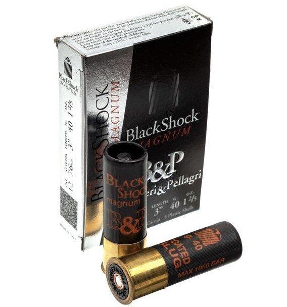 Lovački patron B&P Black Shock magnum 12/76 40g