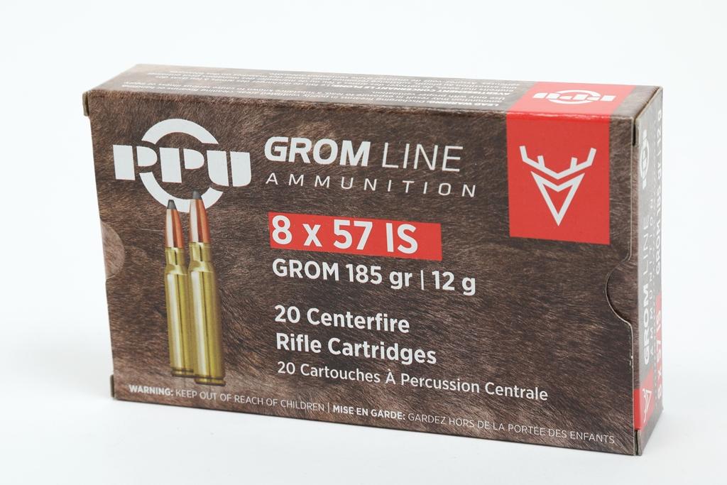 Karabinska municija PPU cal. 8×57 GROM 12.0g / 185gr