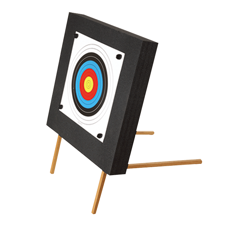 Meta youth foam target black 60x60x10 cm