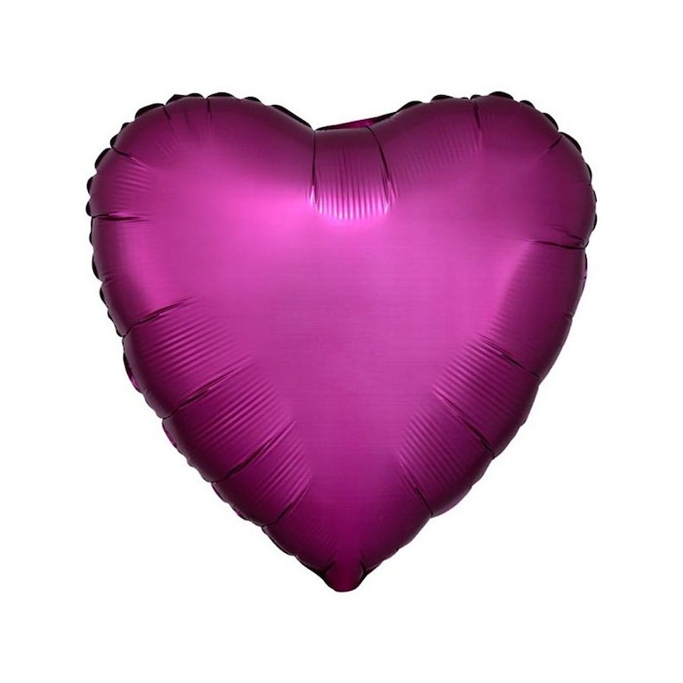 Balon od folije u obliku srca – Ciklama