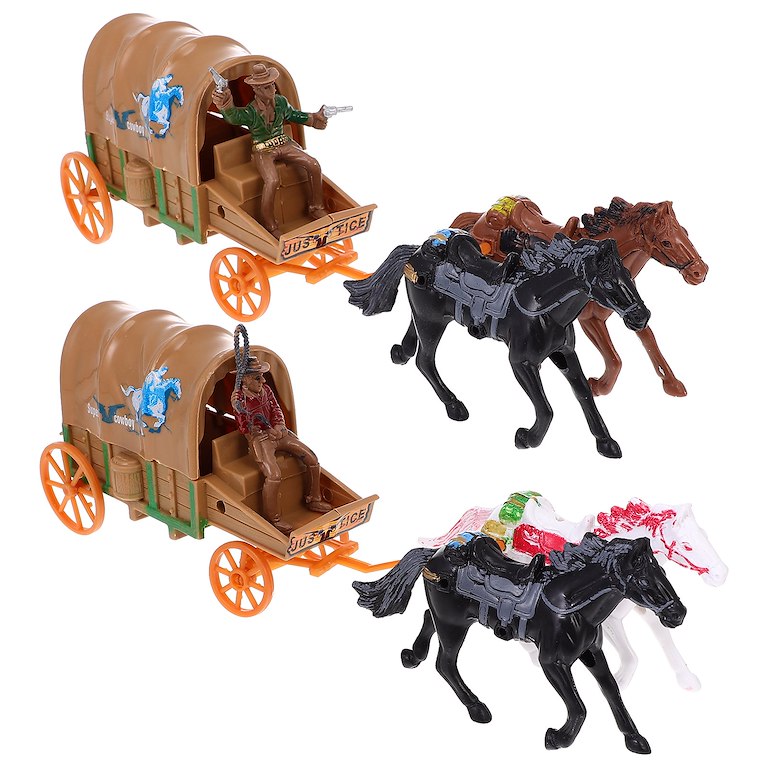 Kaubojski SET Figurica Wild West Za Uzbudljivu Avanturu Sa KAUBOJIMA i Indijanacima