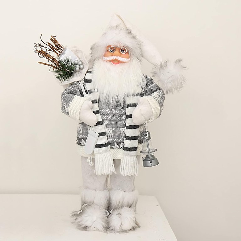 BOŽIĆNE IGRAČKE – Plišani Deda Mraz i Sneško Belić