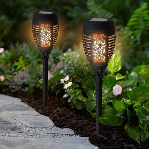 Solarna baštenska LED lampa BH-6099 – Imitacija baklje sa LED diodama