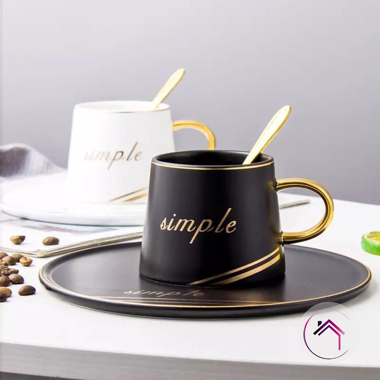 Simple dekorativni set za posluživanje kafe i čaja