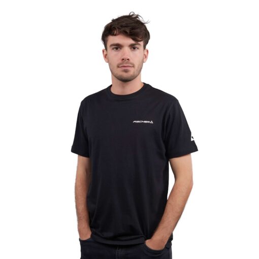 Majica muška CLASSIC LOGO T-SHIRT BLACK Fischer