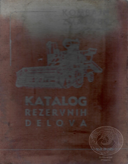 Kombajn ZMAJ-780 - Katalog rezervnih delova