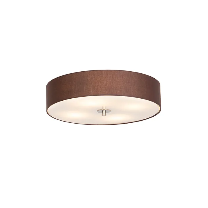 Seoska plafonska lampa braon 50 cm - Bubanj