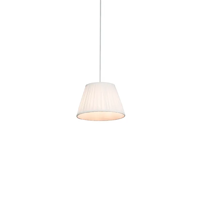 Retro viseća lampa krem 25 cm - Plisse