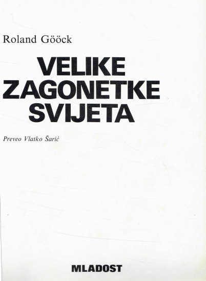 Velike zagonetke svijeta