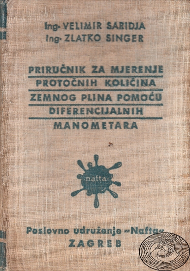 Priručnik za mjerenje protočnih količina zemnoga plina pomoću diferencijalnih manometara