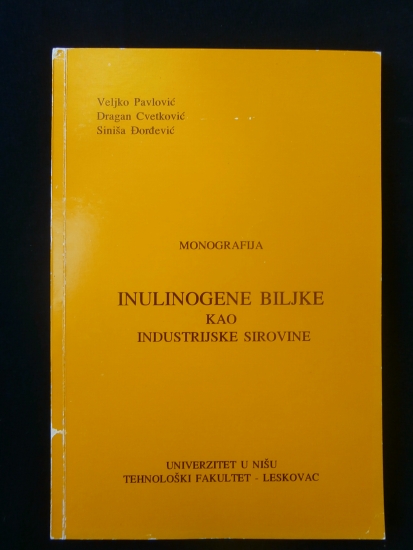 Inulinogene biljke kao industrijske sirovine