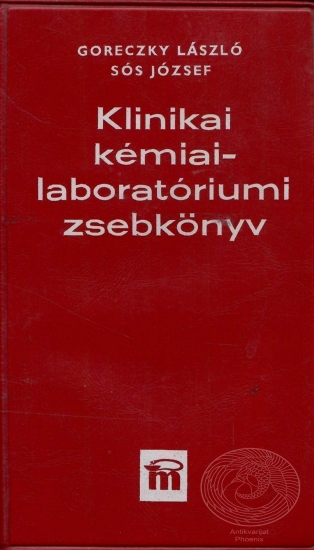 Klinikai kémiai-laboratóriumi zsebkönyv