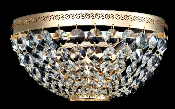 Maytoni Ottilia unutrašnja zidna lampa zlatna 60W
