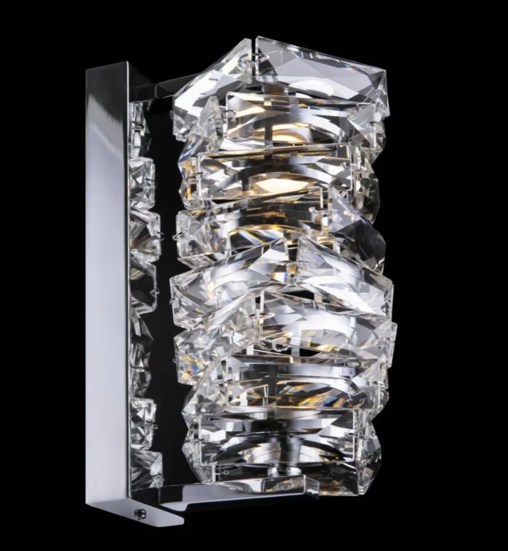 Maytoni Coil unutrašnja zidna lampa hrom 3000K 6W