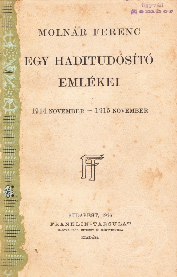 Egy haditudósító emlékei