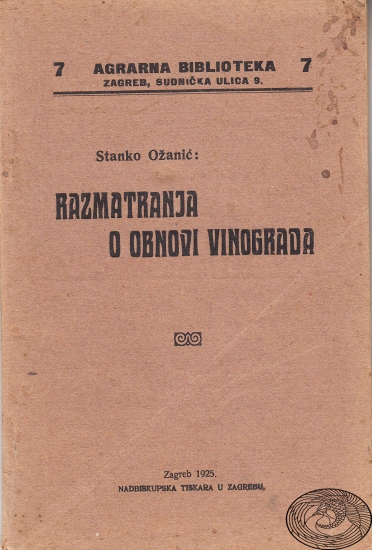 Razmatranja o obnovi vinograda