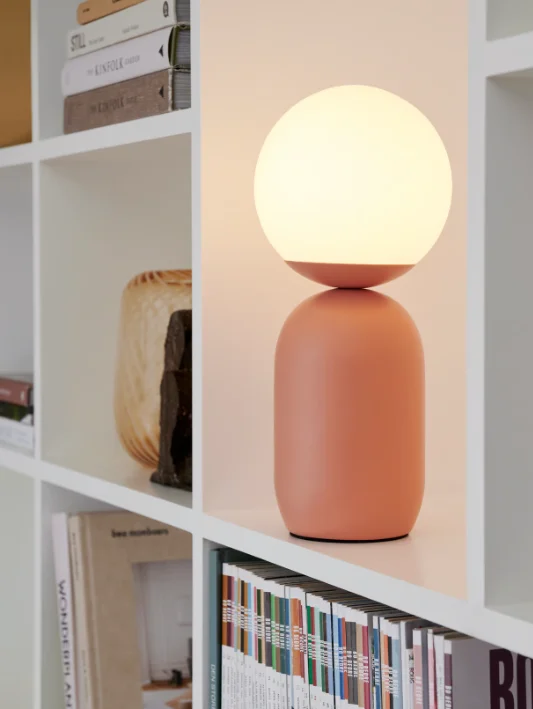 Nordlux Notti stona lampa terakota