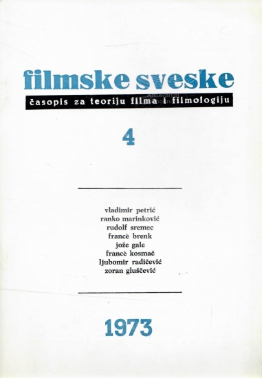 Filmske sveske - časopis za teoriju filma i filmologiju