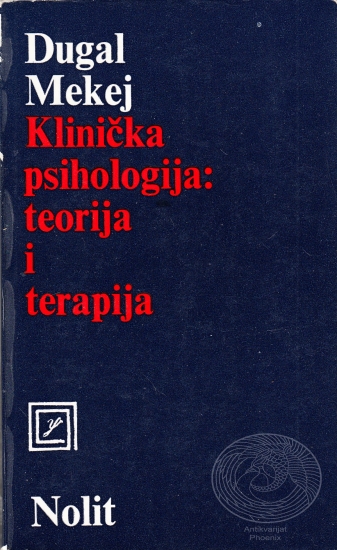 Klinička psihologija- teorija i terapija