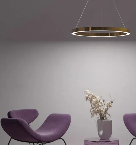 Maytoni Saturno unutrašnja visilica mesing 3500K 39W