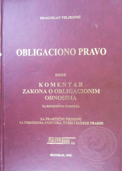 Obligaciono pravo kroz komentar zakona o obligacionim odnosima