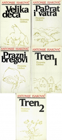 Sabrana dela Antonija Isakovića u 5 knjiga
