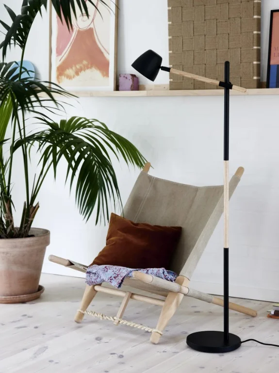 Nordlux Theo podna lampa crna