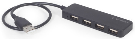 Gembird UHB-CM-U2P4-01 4-port USB Type-C HUB, black