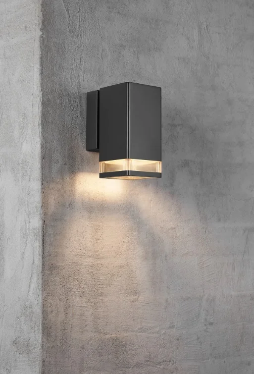 Nordlux Elm Single spoljašnja zidna lampa crna