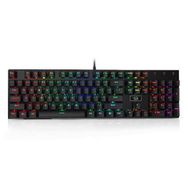 DEVARAJAS black,wired keyboard,red