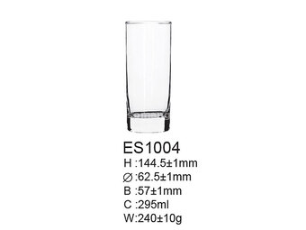 Staklena čaša za vodu,sok, duga pića,koktele 295 ml 6/1 ES1004