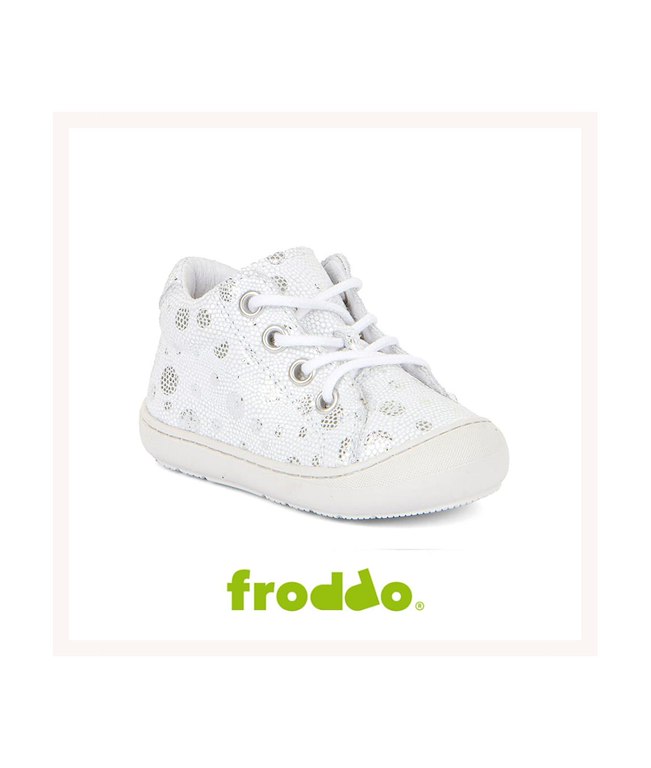 FRODDO CIPELE - OLLIE LACES / WHITE / SHINE