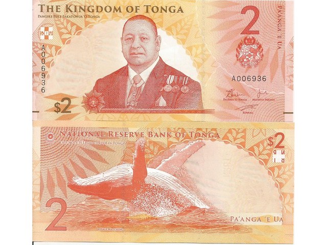 Tonga 2 paanga 2024. UNC