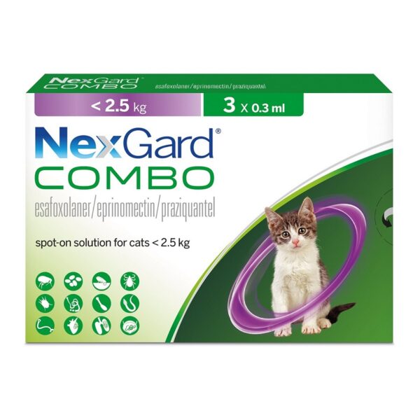 NexGard Combo Cat – do 2,5 kg