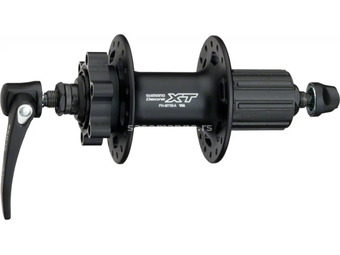 SHIMANO NABLA ZADNJA SHIMANO DEORE XT FHM756A 32H 8/9 BRZINA OLD 135MM AXLE 146MM QR 168MM BLACK ...