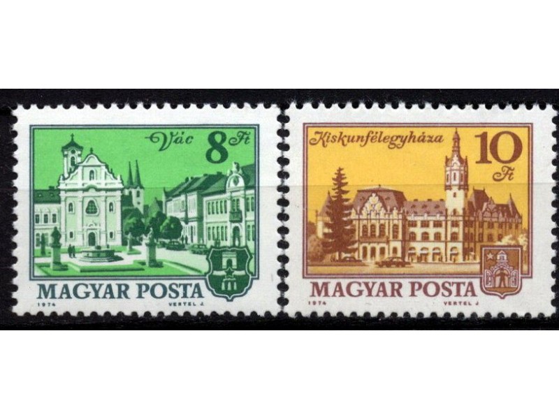 Mađarska - Magyar Posta 1974.