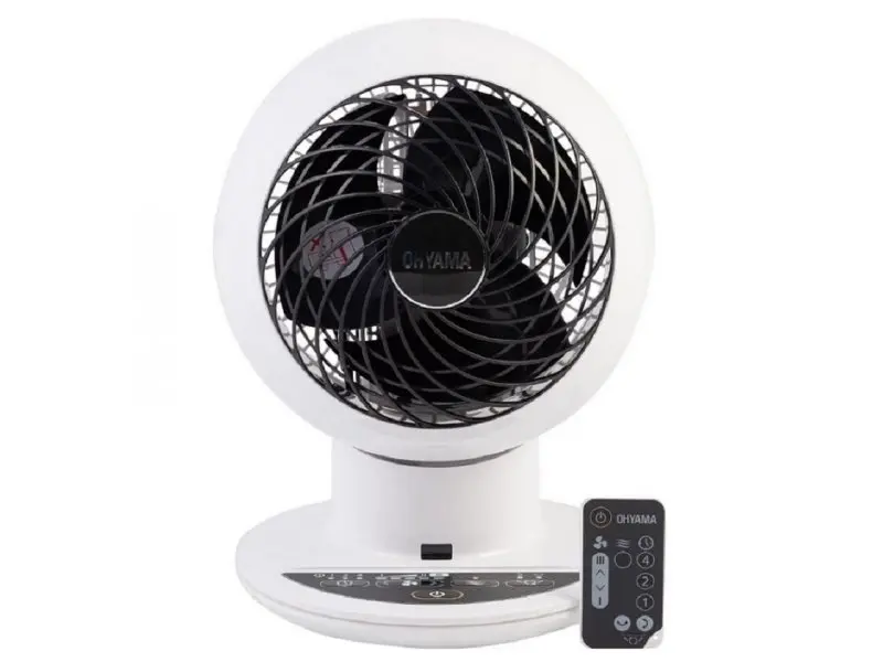 WOOZOO Ohyama Stoni ventilator na daljinski PCF-SC15T beli