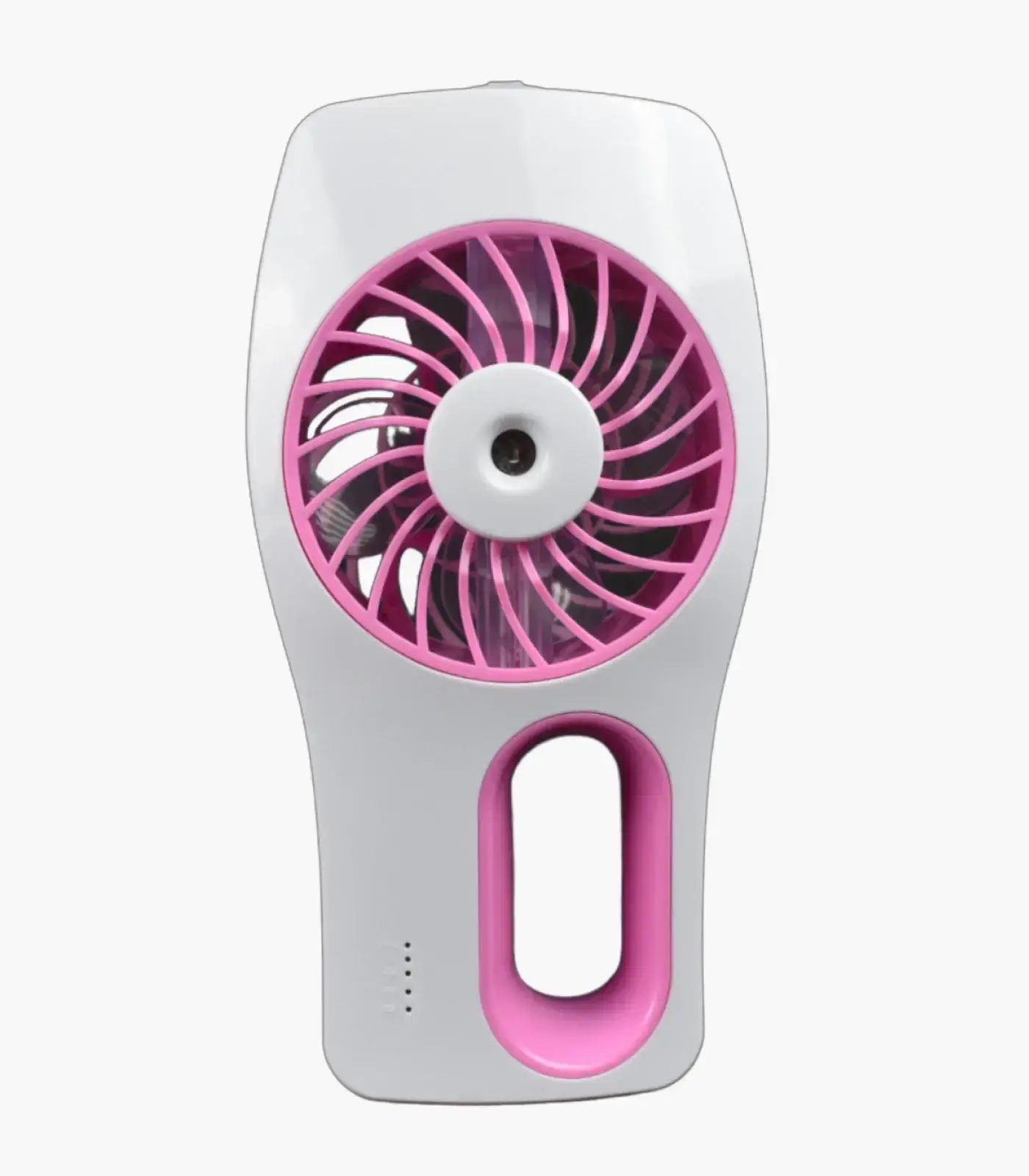 Ručni mini ventilator roze-beli