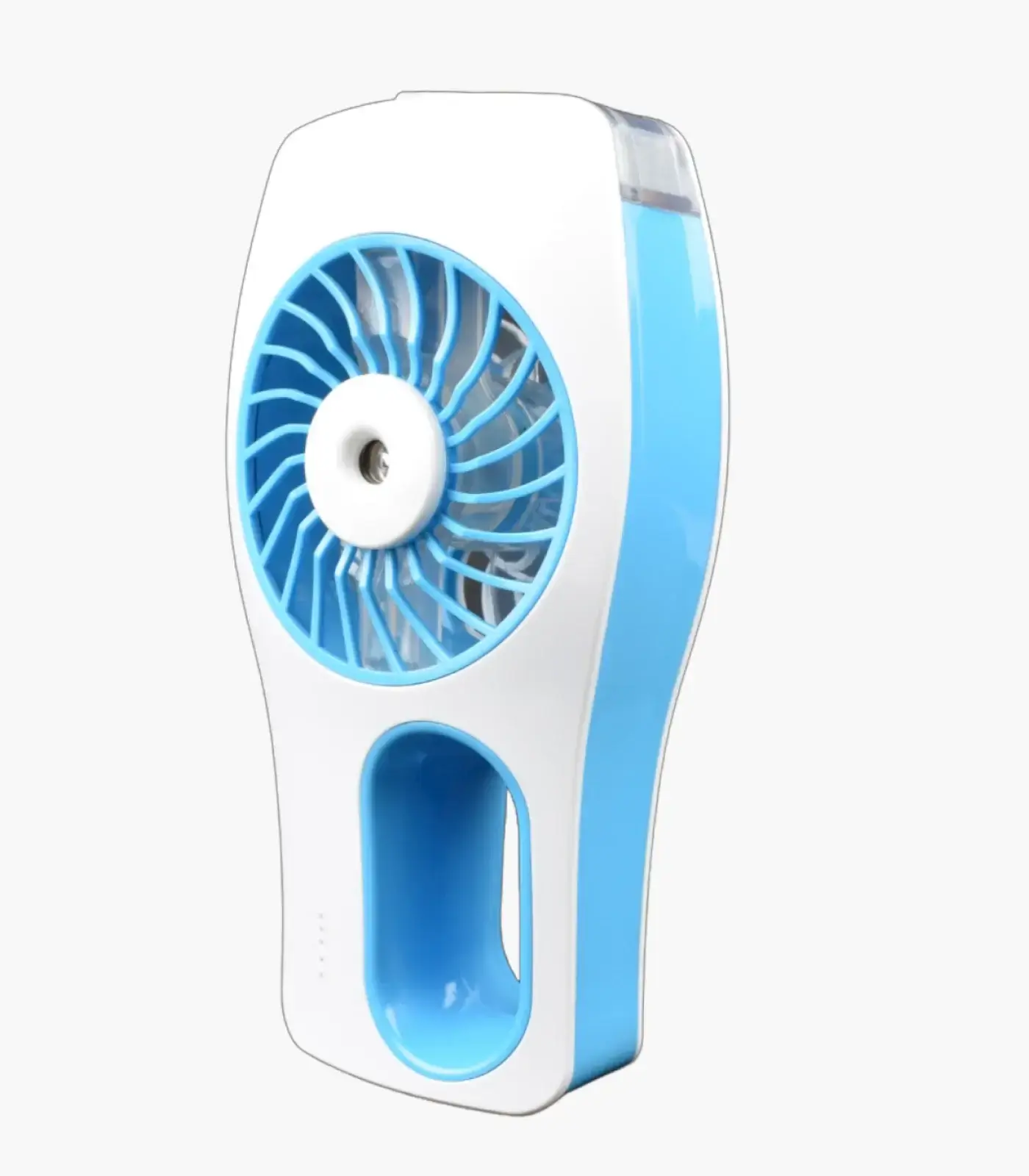 Ručni mini ventilator plavo-beli