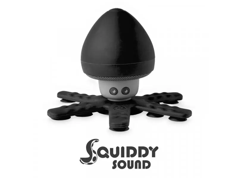 CELLY SQUIDDYSOUND Bluetooth zvučnik, Vodootporni, Sa držačima, 3W, Crni