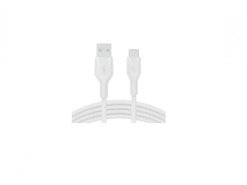 BELKIN BOOST CHARGE Silicone cable USB-A to USB-C - 1M - White