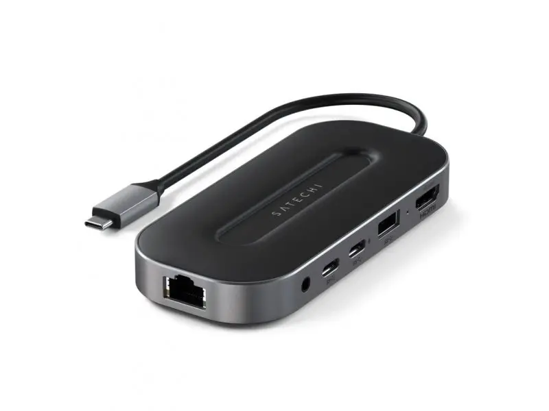 SATECHI Hub USB-4 Multiport W2.5G Ethernet, Crni