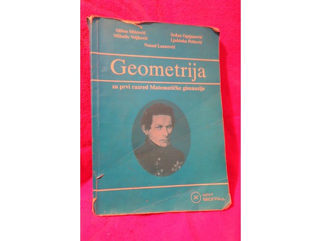 Geometrija za prvi Matematičke gimnazije Milan Mitrović