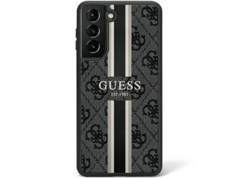 GUESS Maska za telefon Samsung S23 4G, Printed Stripe, Crna